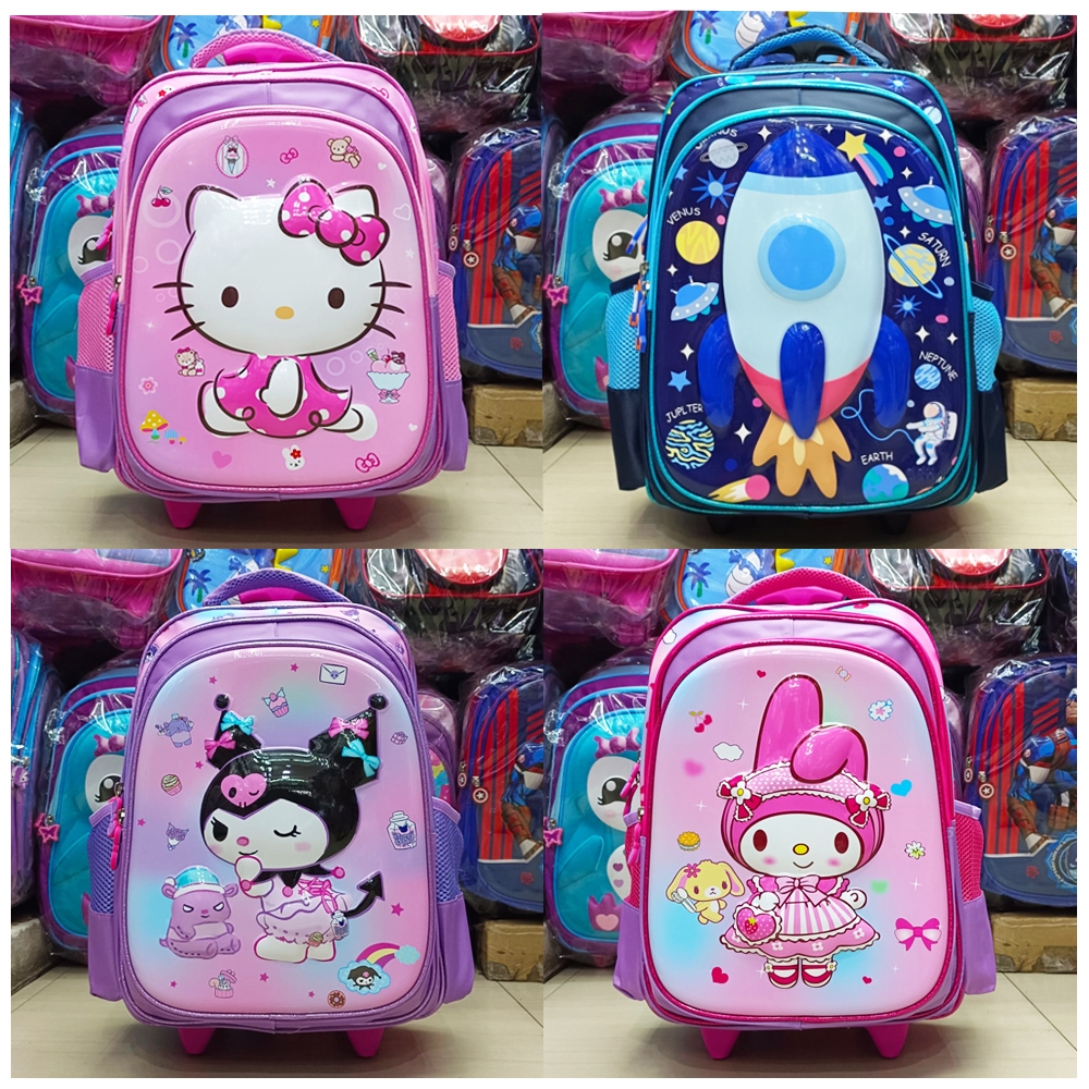 Jual TAS DORONG TROLLEY ANAK SEKOLAH SD LAKI PEREMPUAN EPIN TIMBUL ...