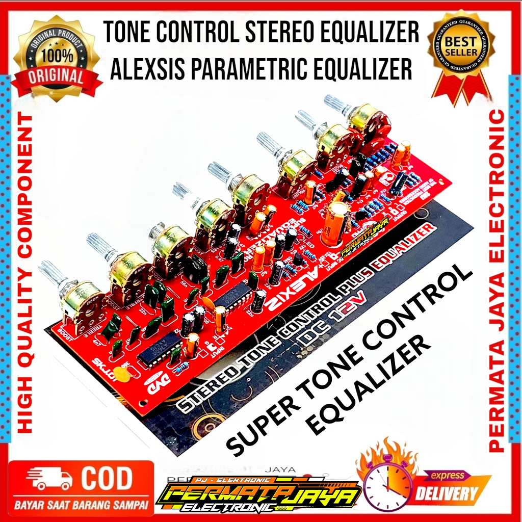 Jual Alexis Super Tone Control Stereo Plus Equaliser | Shopee Indonesia