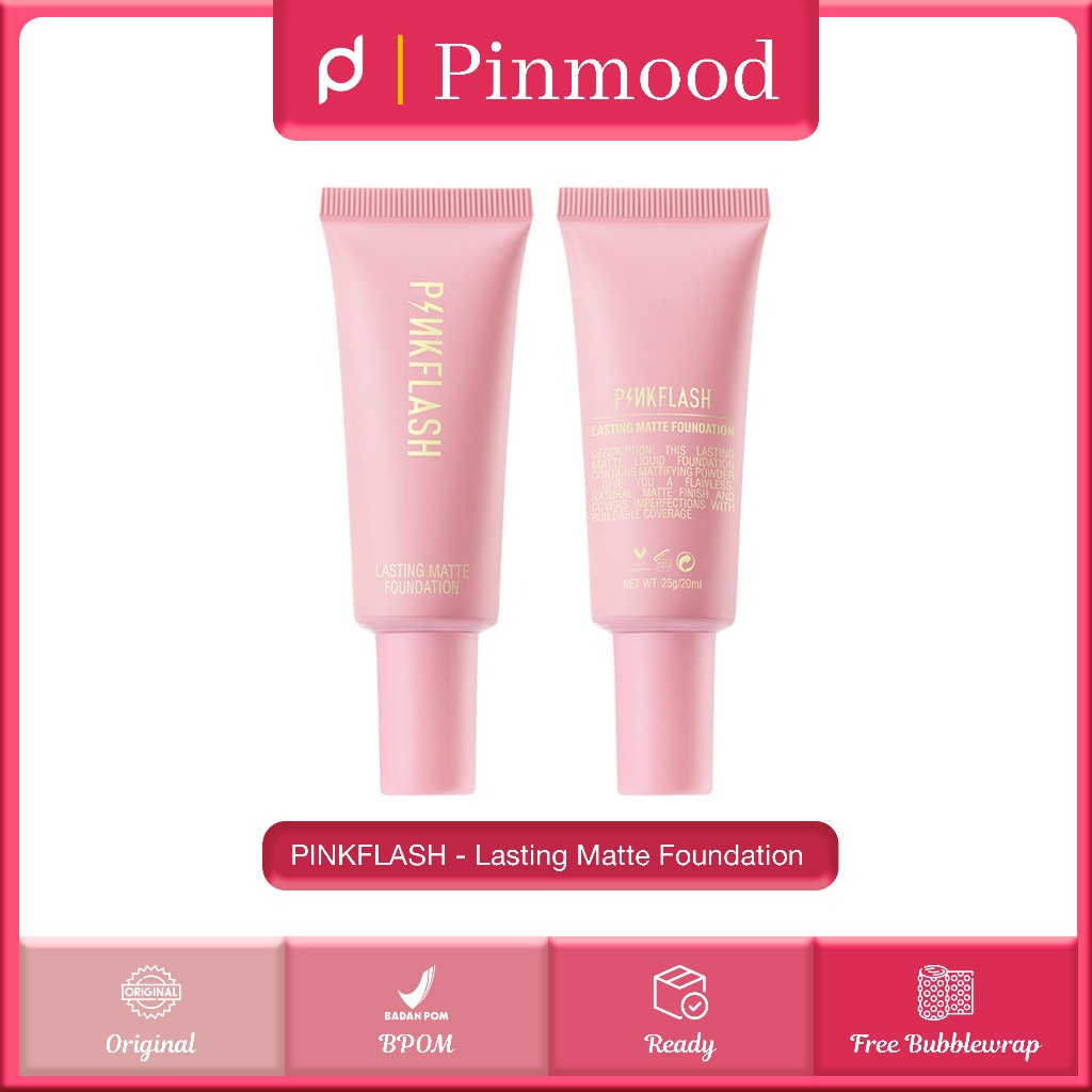 Jual PINKFLASH - LASTING MATTE FOUNDATION ( PF-F03 ) - OhMySelf ...