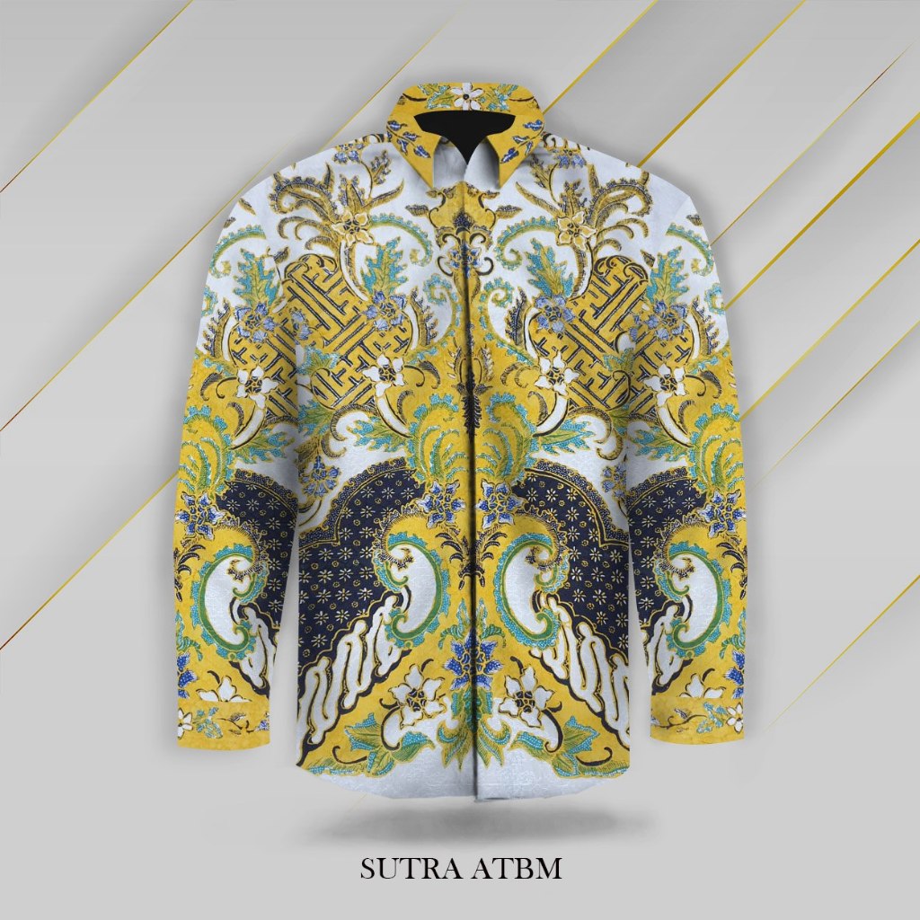 Jual BATIK TULIS SUTERA ATBMKEMEJA BATIK SUTRA ATBM/ KAIN BATIK TULIS ...