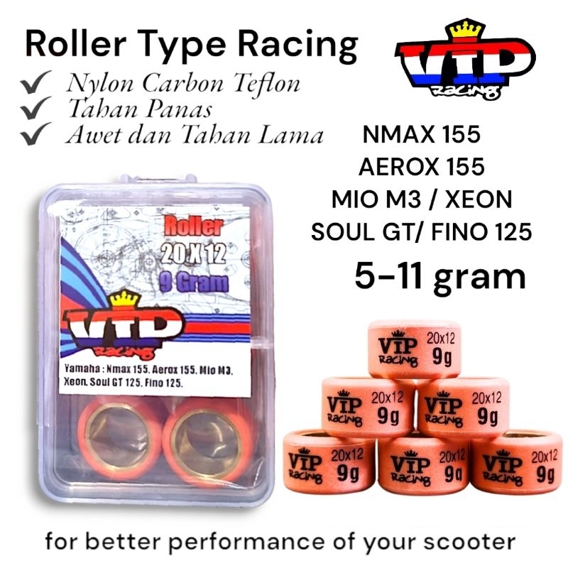 Jual VIP Racing Roller Racing Yamaha NMax 155 Aerox 155 Lexi 125 Freego ...
