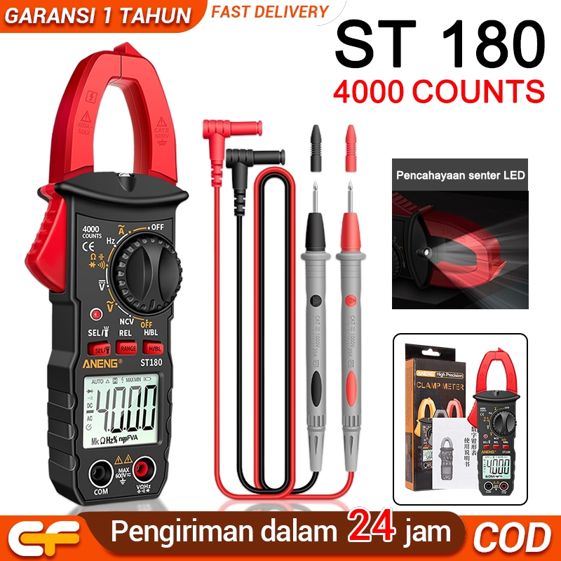 Jual EF ST180 Digital Clamp Meter tang ampere multitester digital Kabel ...