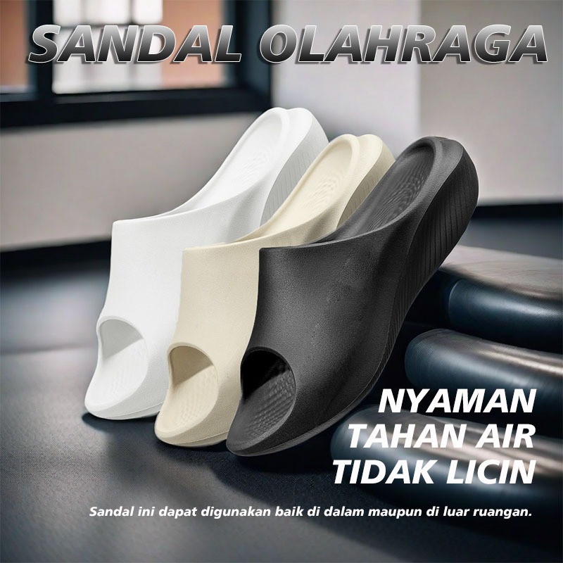 Jual KOMIN Sandal Sports Pria Sendal Karet EVA tahan air Tidak licin ...