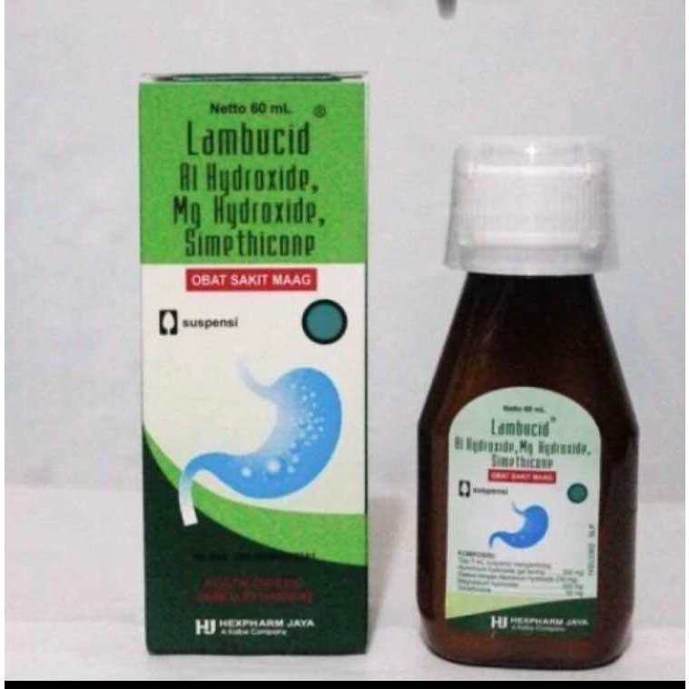 Jual Lambucid Sirup 60ML - Meredakan Asam Lambung dan Maag | Shopee ...
