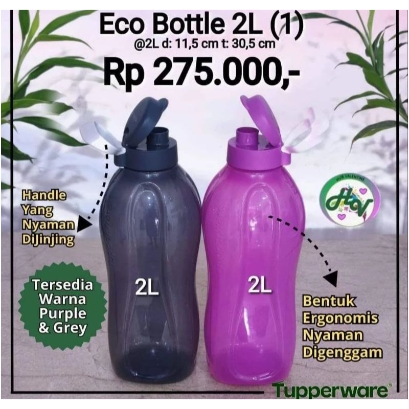 Jual eco 2 liter 2 pcs tupperware | Shopee Indonesia