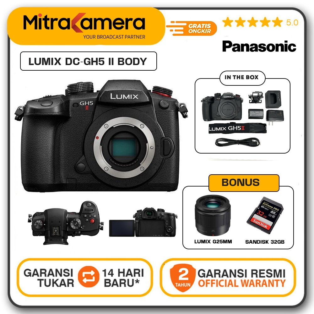 Jual Panasonic Lumix GH5 II Body Only | Shopee Indonesia
