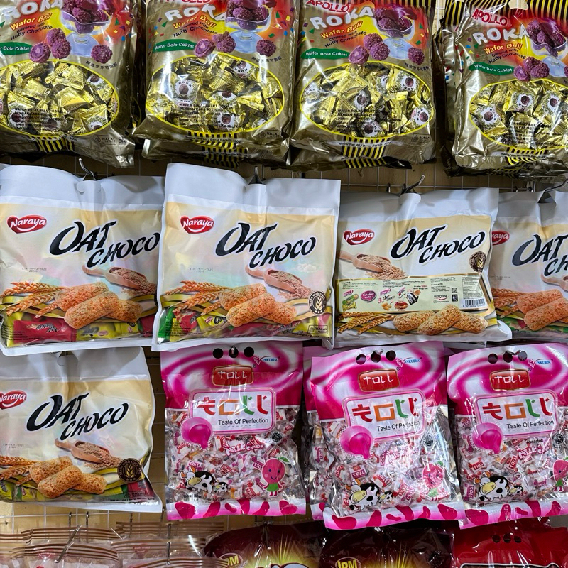 Jual Permen Susu 500 Gram, Roka Bola Coklat, Oat Choco , Jelly Malaysia ...