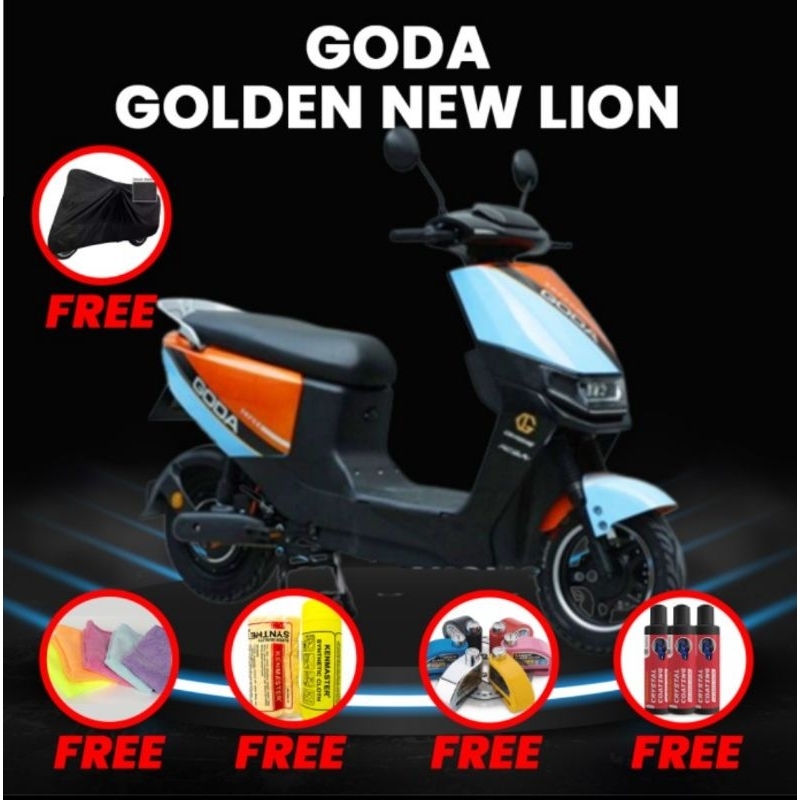Jual HARGA SUBSIDI Sepeda Motor Listrik GODA GOLDEN NEW LION 200, 800 ...