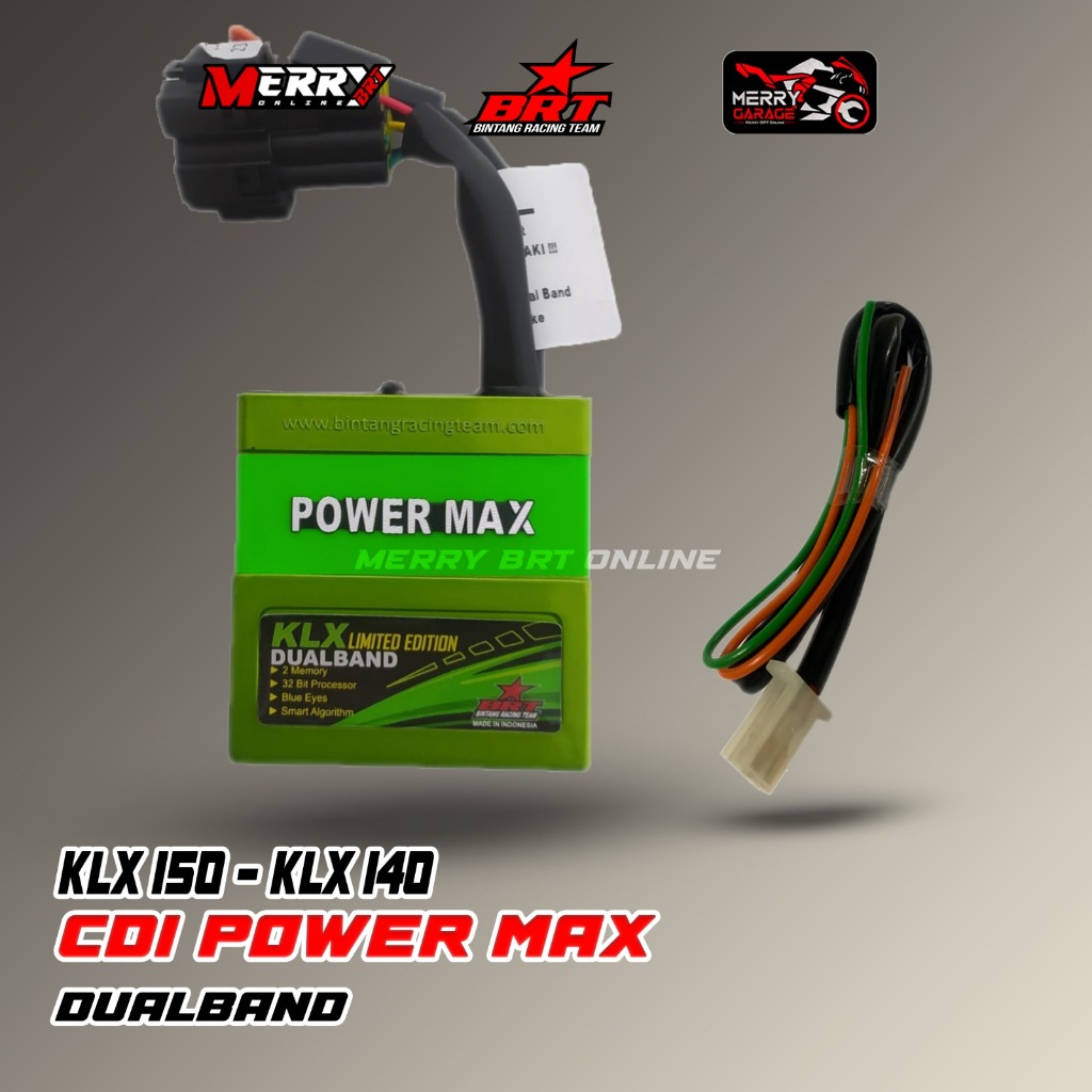 Jual Cdi Powermax BRT GEN 2 Limited Edition Green Ijo Hijau KLX 150 140 ...