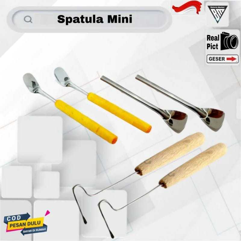 Jual Spatula Mini / Sodet Mini / Sutil pukis | Shopee Indonesia