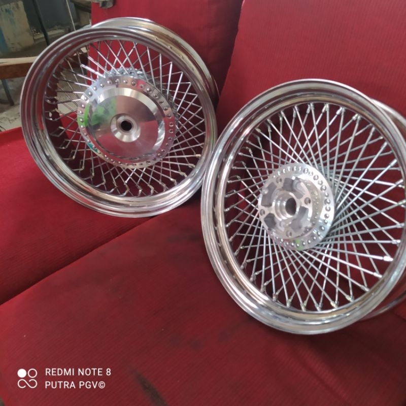 Jual velg jari jari ring 13 beat scoopy vario 110 spacy genio velg ...