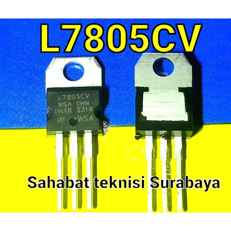 Jual ic 7805 L7805 LM7805 positive voltage regulators | Shopee Indonesia