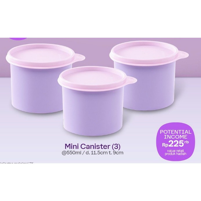 Jual Mini Canister / Toples Ukuran Kecil Tupperware Original | Shopee ...