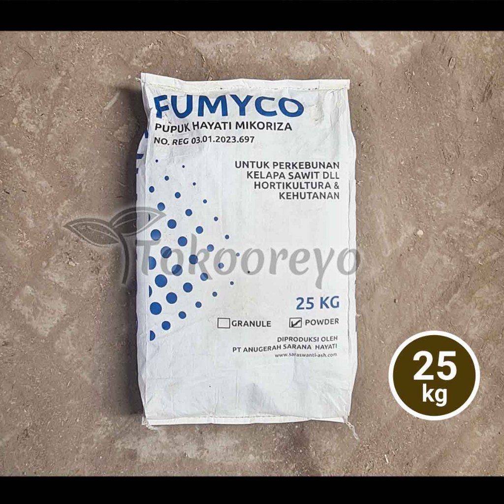Jual PUPUK FUMYCO POWDER 25 KG KEMASAN PABRIK MIKORIZA VIA CARGO ...