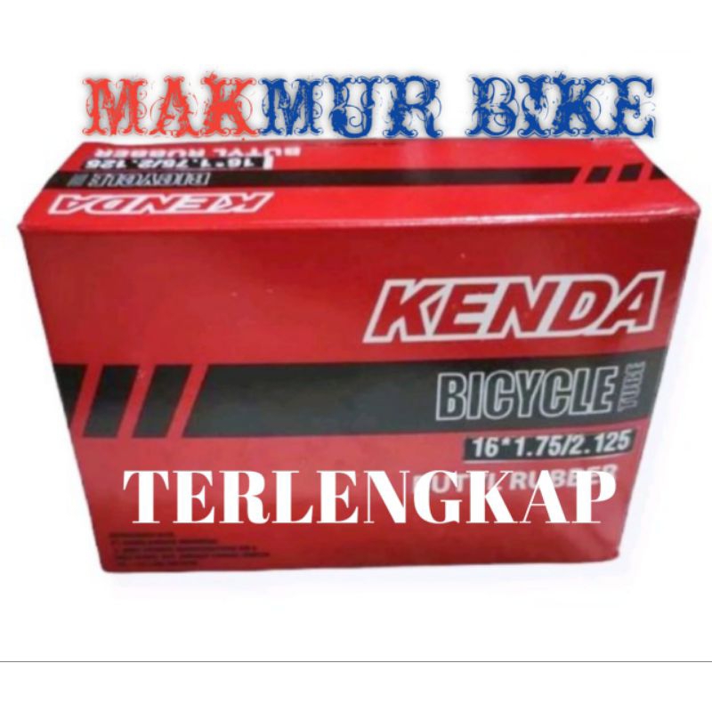 Jual Ban dalam sepeda kenda (12-1/2x1.75x1/4) (16x1-3/8) (16x1.75/2.125) (20x1.25/1.5) (24x1.9/2 ...