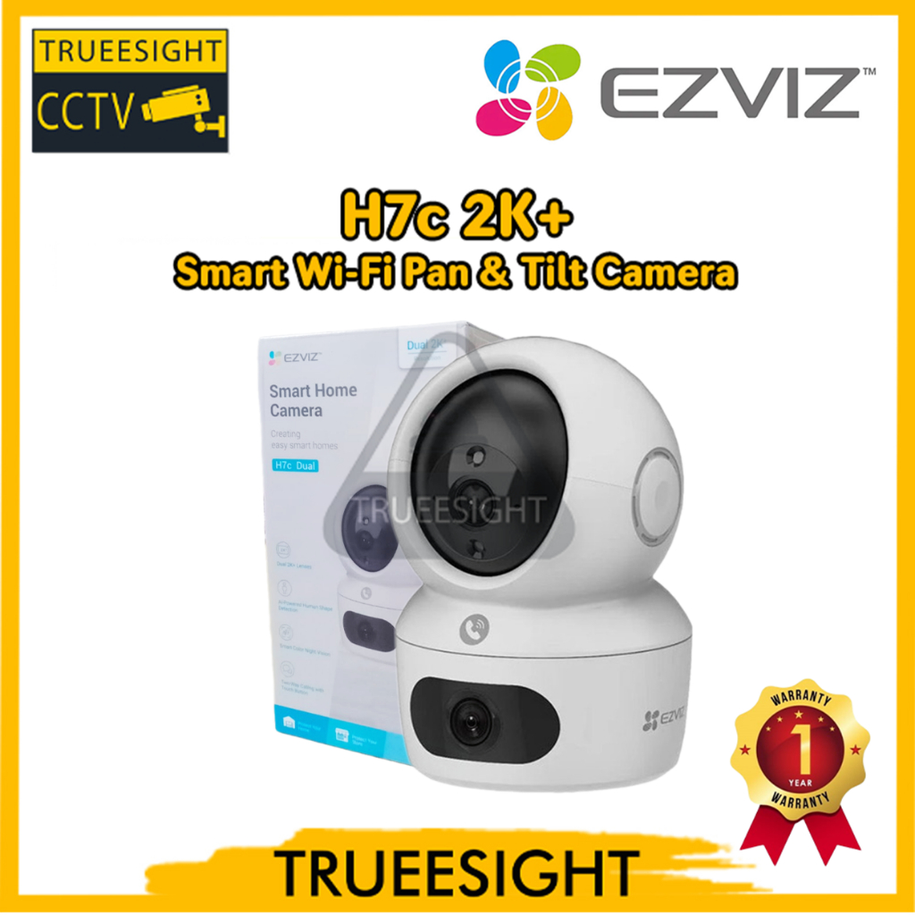 Jual Ezviz H7c 2K+ Smart Wi-fi Pan & Tilt Camera | Shopee Indonesia