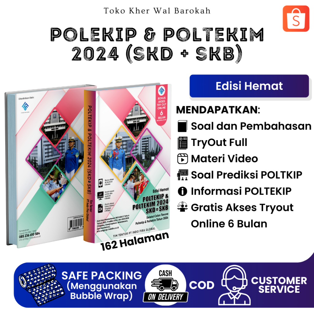 Jual Buku TERBARU POLTEKIP & POLTEKIM 2024 [SKD + SKB] (Edisi Hemat ...