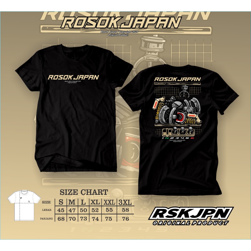Jual KAOS ROSOK JAPAN VOL 10 //KAOS OTOMOTIF//KAOS CB GL TIGER HEREK ...