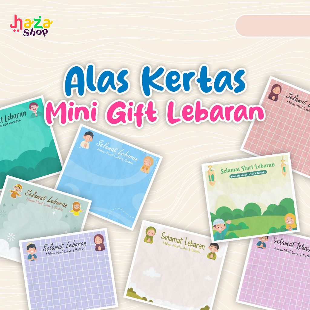 Jual Alas Packing Edisi Lebaran | Mini Gift Snack | Paper Aksesoris ...