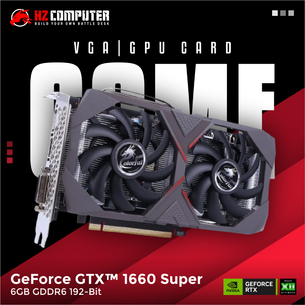 Jual Colorful GTX 1660 Super iCafe | 6GB | GDDR6 | 192-Bit | NVIDIA ...