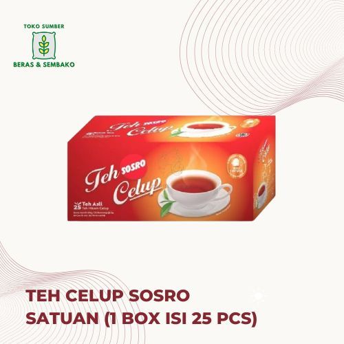 Jual Teh celup SOSRO satuan (1 box isi 25 pcs) | Shopee Indonesia