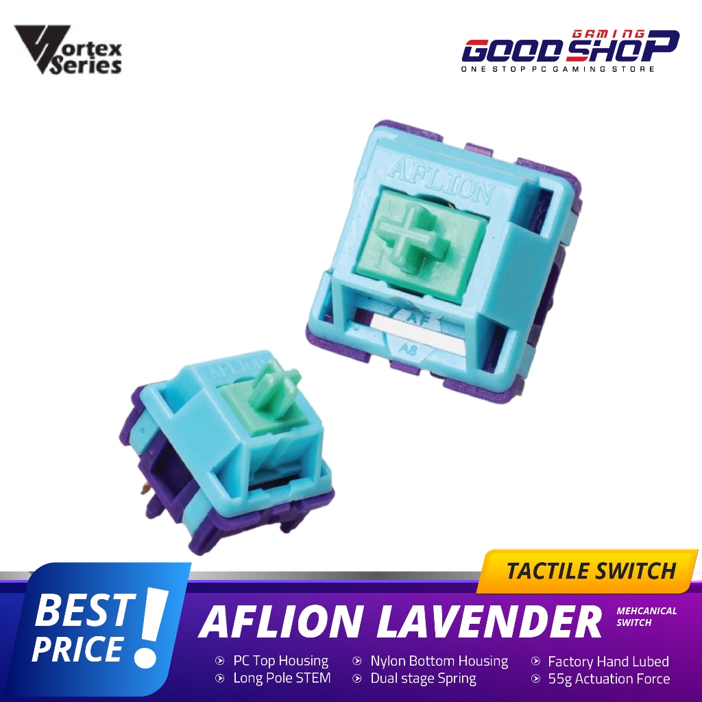 Jual Aflion Lavender 55g Switch (Tactile 5-Pins Switch) | Shopee Indonesia