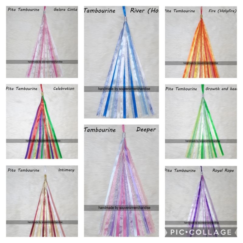 Jual Pita tamborin, rumbai pita rebana, tassel pita READY STOCK ...