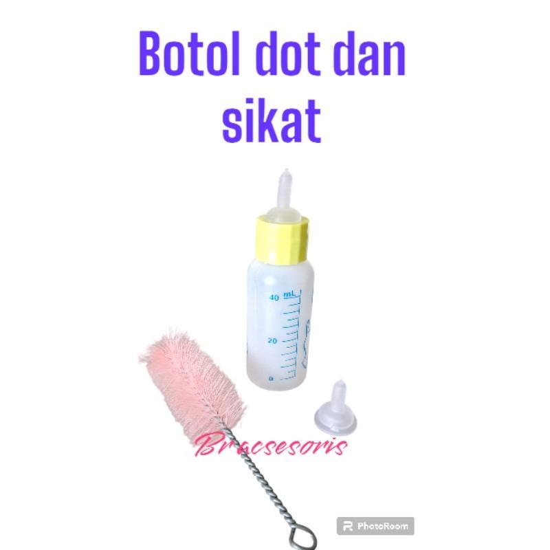 Jual Botol dot sikat kucing 40ml | Shopee Indonesia