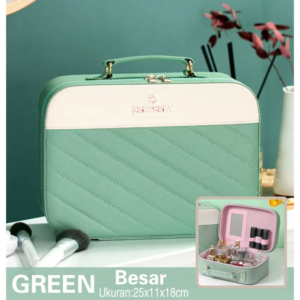 Jual Kotak kosmetik / Tempat Make Up / Beauty Case/4 Tingkat Mewah ...
