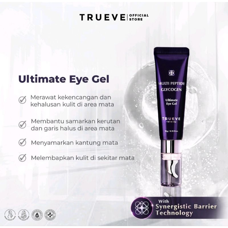 Jual TRUEVE Ultimate Eye Gel (Glycogen + Peptide - Perawatan) | Shopee ...