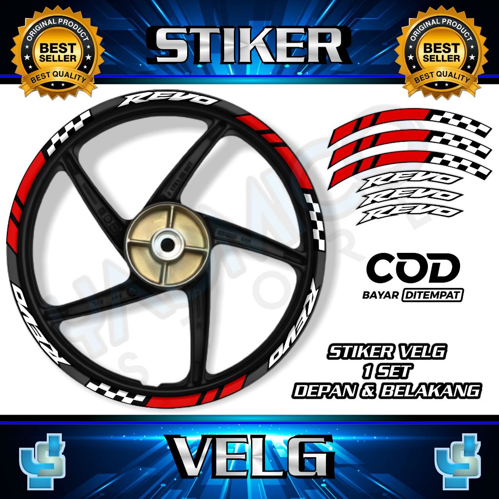 Jual Stiker Velg - Sticker Velk - Cutting Lis Velg - Stiker Velg Motor ...