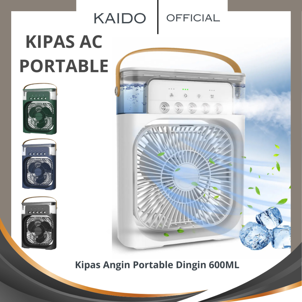 Jual Kipas AC Cooler Pendingin Portable USB Kapasitas Air 600ml Tahan ...