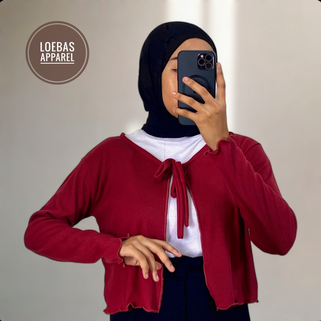 Jual Cardigan crop rajut / Kardigan rajut knit /Cardi Crop Knit ...