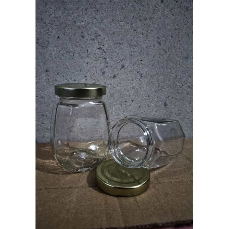 Jual Jar kaca segi 8