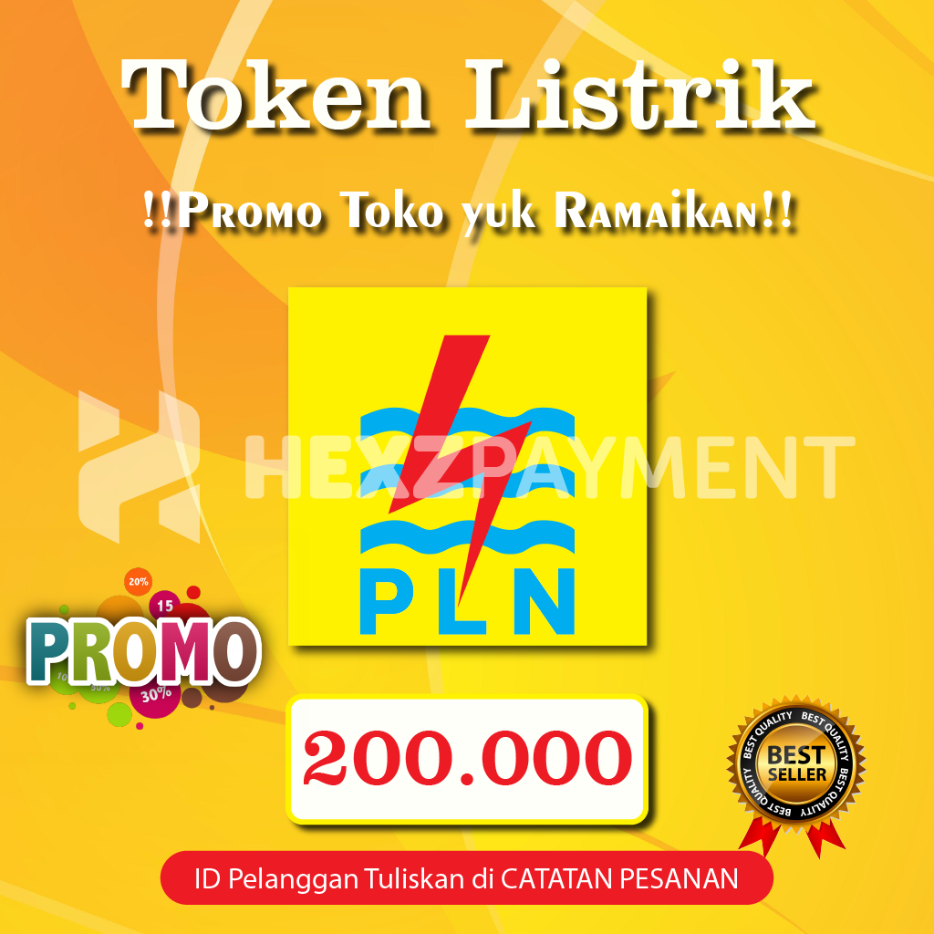 Jual Token Listrik PLN 200.000 | Shopee Indonesia