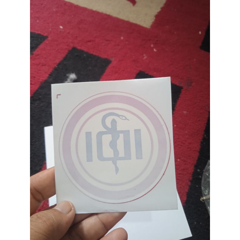 Jual stiker mobil tempel dari dalam logo IDI.PAPDI.PERNEFRI | Shopee ...