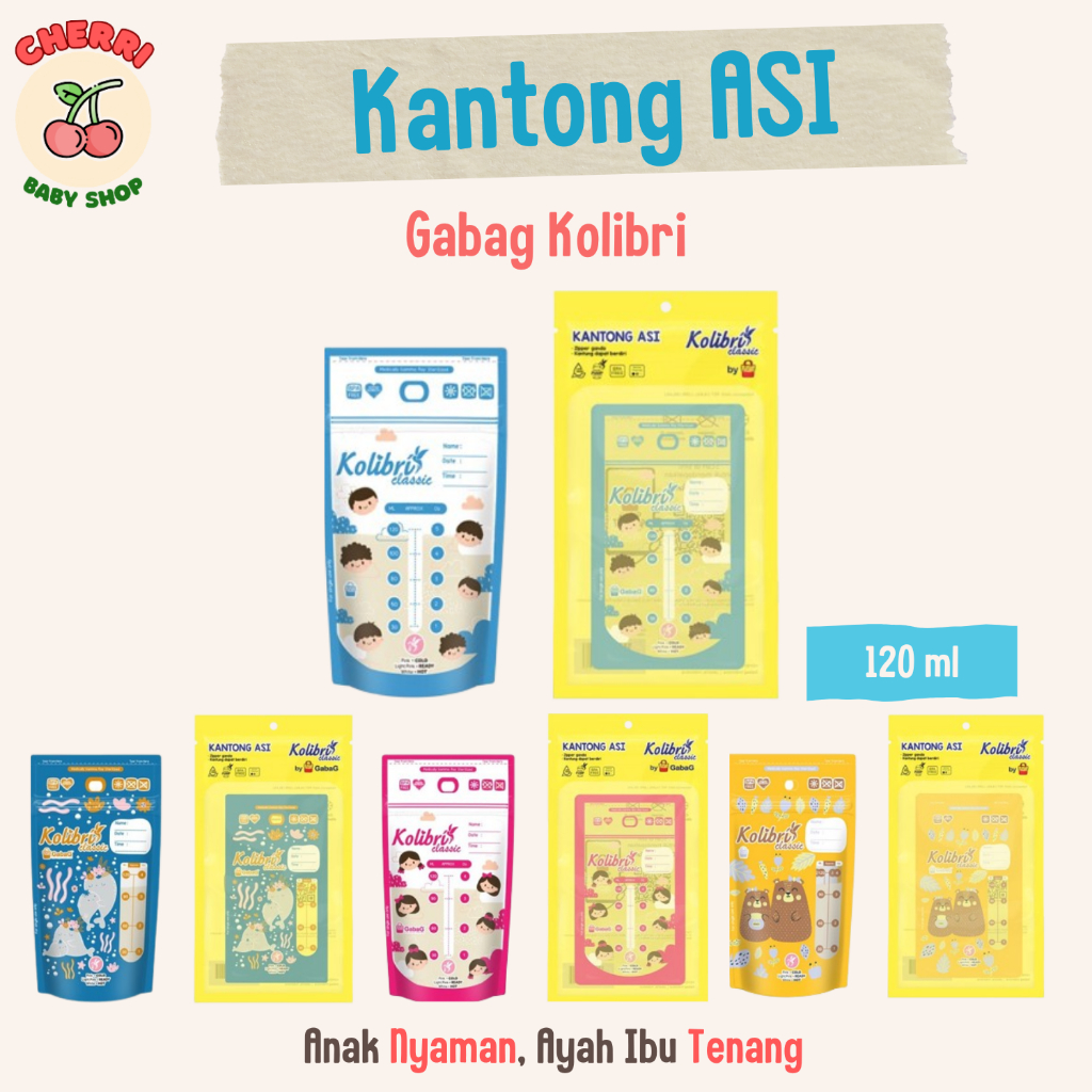 Jual GabaG Kantong ASI Kolibri Classic 120ml | Shopee Indonesia