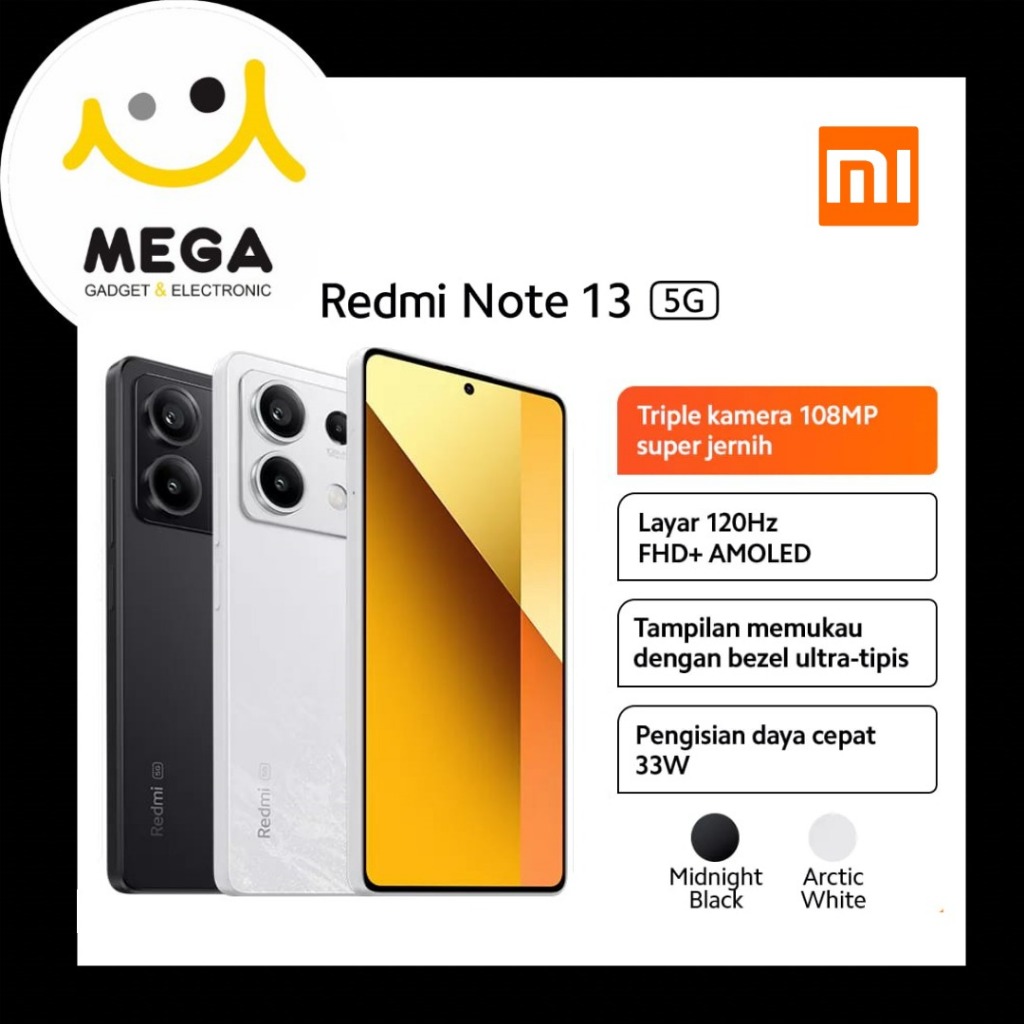 Jual Xiaomi Redmi Note 13 5G 8GB + 256GB Garansi Resmi Xiaomi Indonesia ...