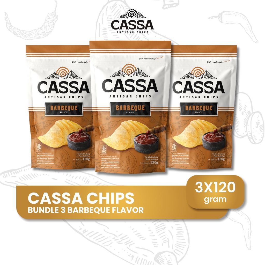 Jual Cassa Barbeque 120 gram - 3pcs | Shopee Indonesia
