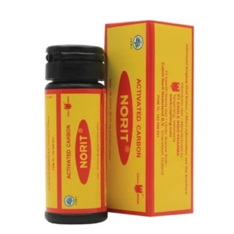 Jual Norit Cap Lang 40's (untuk menyerap racun) | Shopee Indonesia
