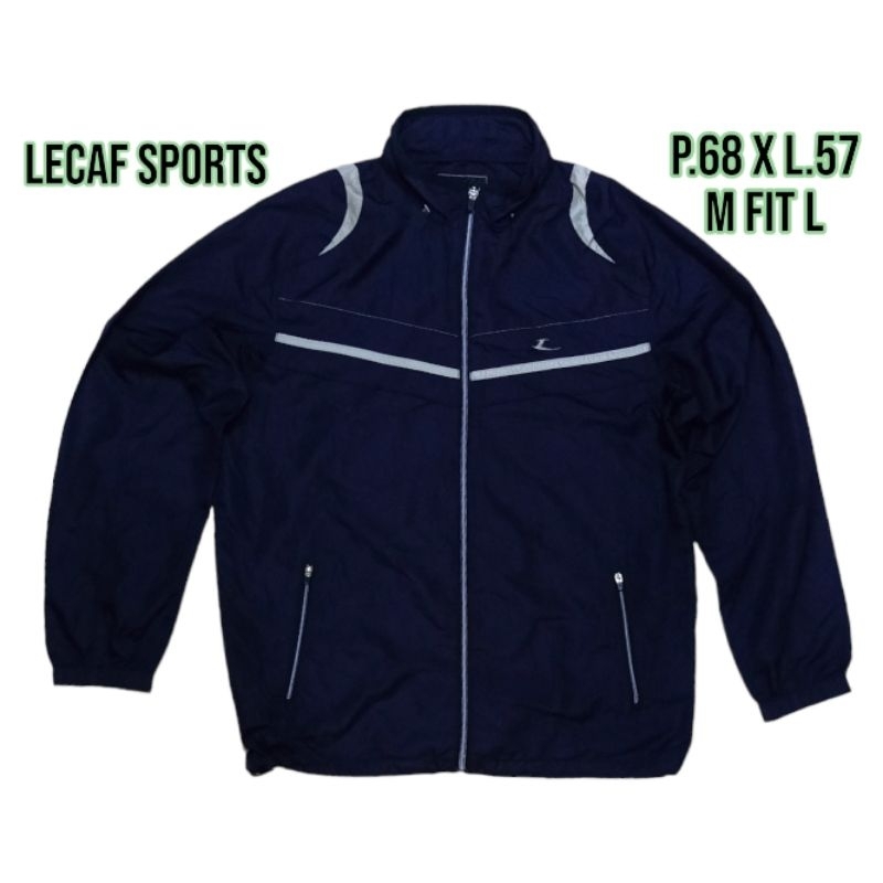Jual JAKET TIPIS LECAF SPORT THRIFT | Shopee Indonesia