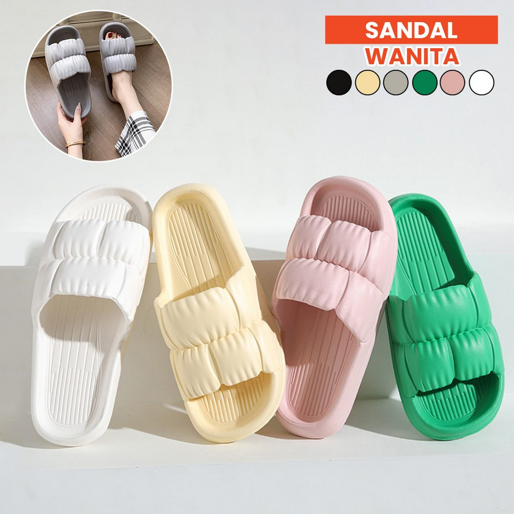 Jual Sandal Jelly Wanita Korean Style Import Bahan EVA Anti Slip Sandal ...