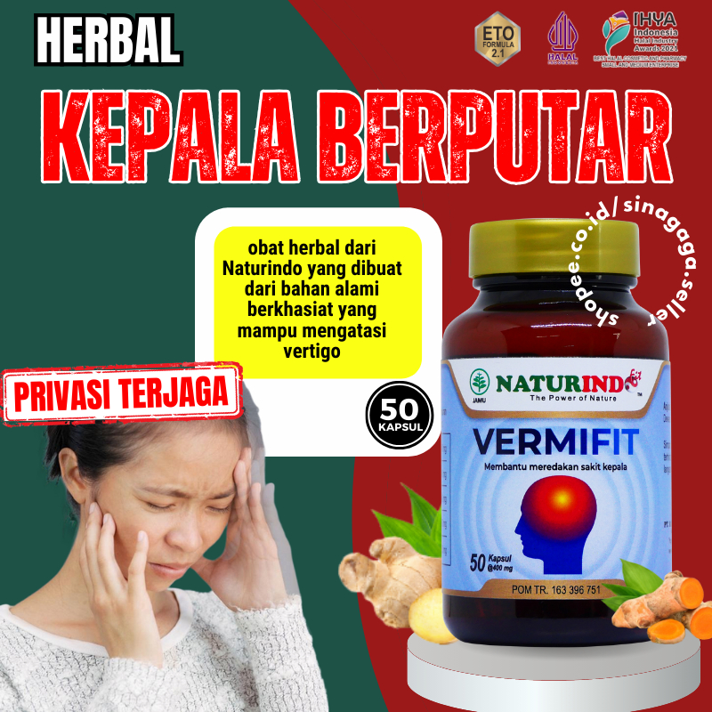 Jual Vermifit Obat Herbal Vertigo Dan Pusing Tinnitus Paling Ampuh ...