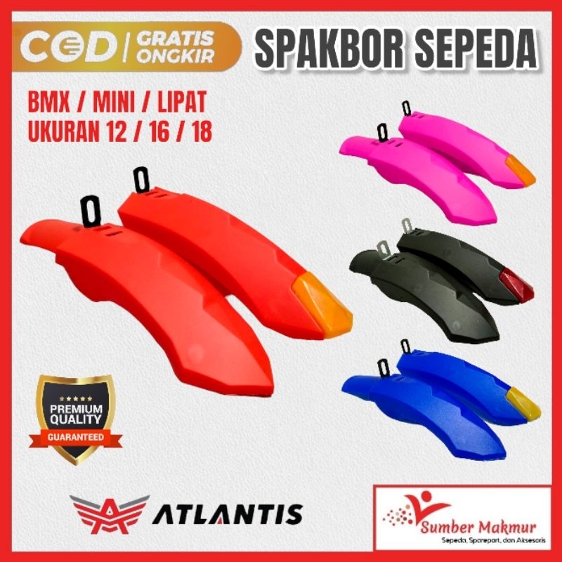 Jual Spakbor Slebor Mudguard Fender Sepeda Anak BMX MINI LIPAT ukuran ...