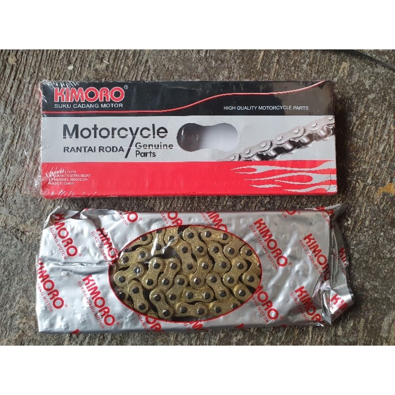 Jual Rantai Tarik Rantai Roda Gold Kuning 428H-110L Rxk-Rxs-Kaze ...