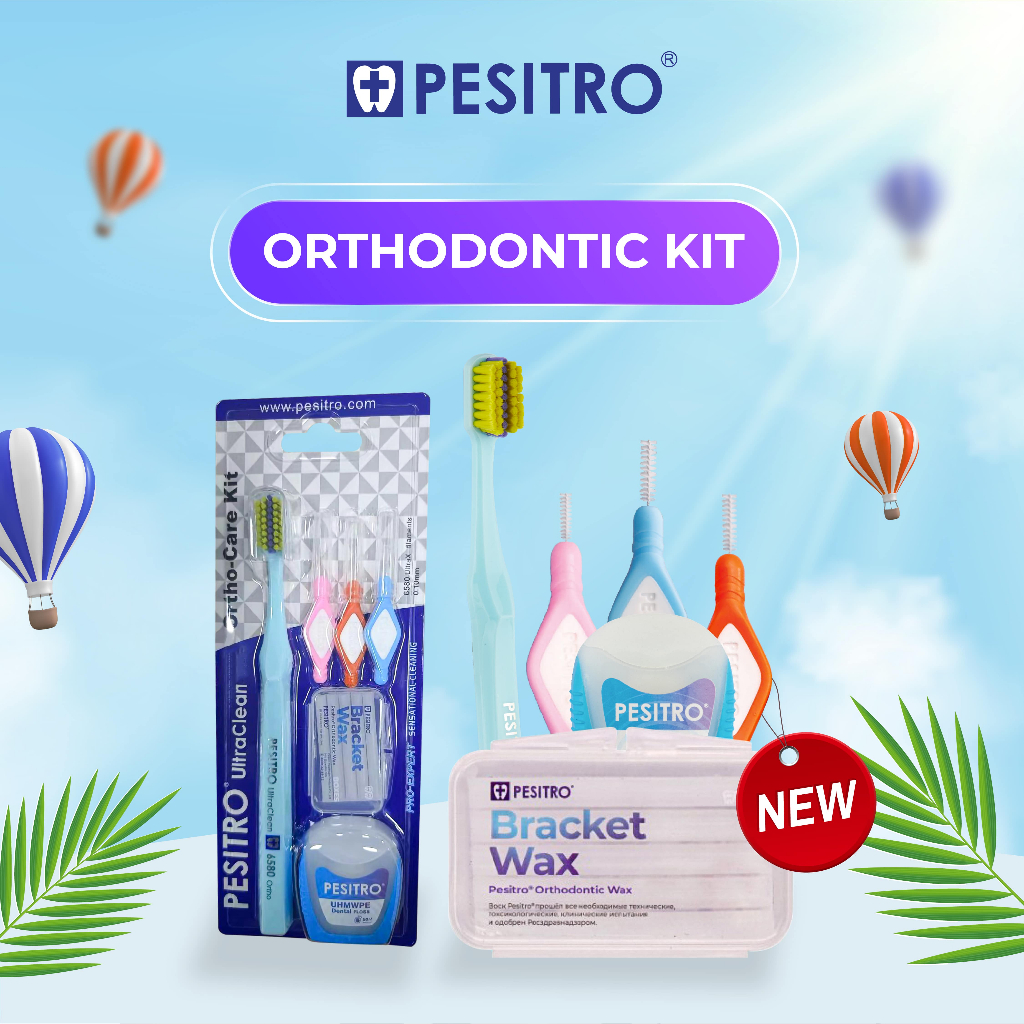 Jual Pesitro Orthodontic Kit / Ortho Kit Pengguna Behel/sikat gigi ...