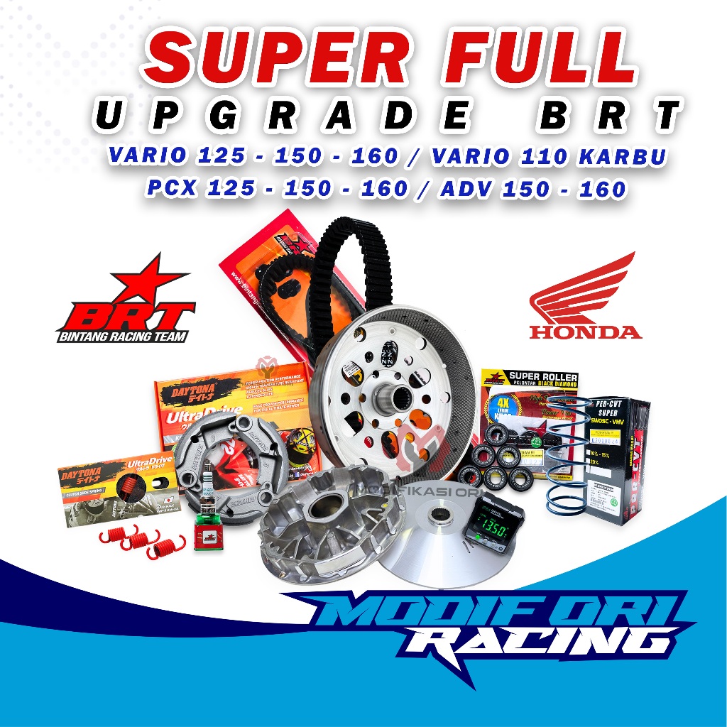 Jual PAKET CVT Full BRT Daytona Vario 150-125 Paket Komplit Super Full ...