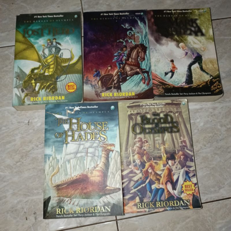 Jual The Heroes of Olympus Saga - Rick Riordan Original | Shopee Indonesia