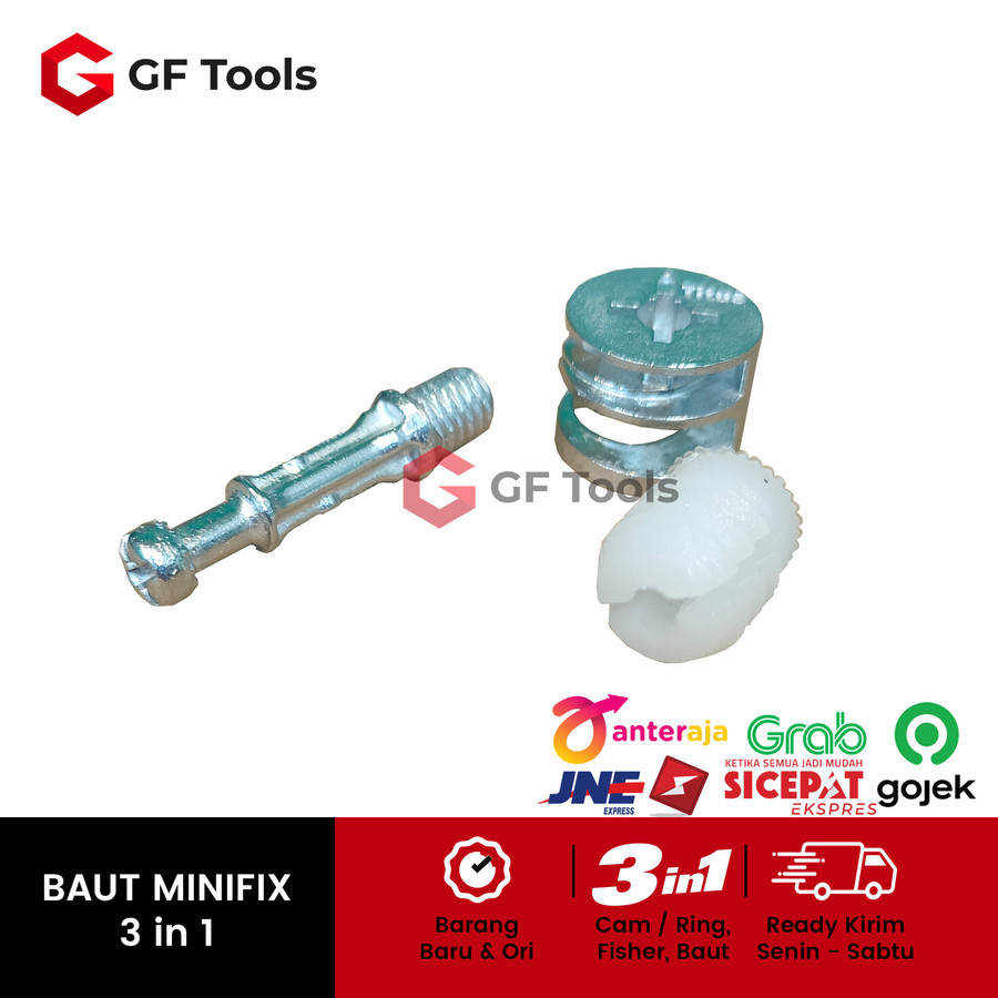 Jual Baut Knock Down Minifix 3 In 1 (Baru) | Shopee Indonesia