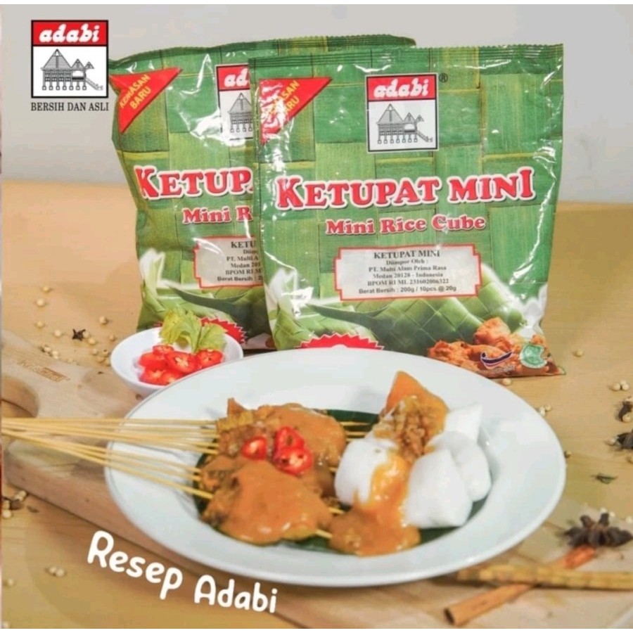 Jual Ketupat Mini Adabi isi 30 pcs - KETUPAT MINI INSTANT - Ketupat ...